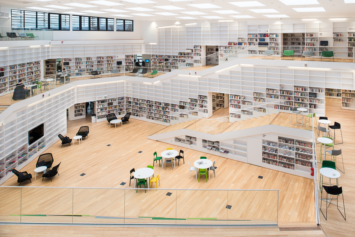 Dalarna University Library By Adept Metalocus