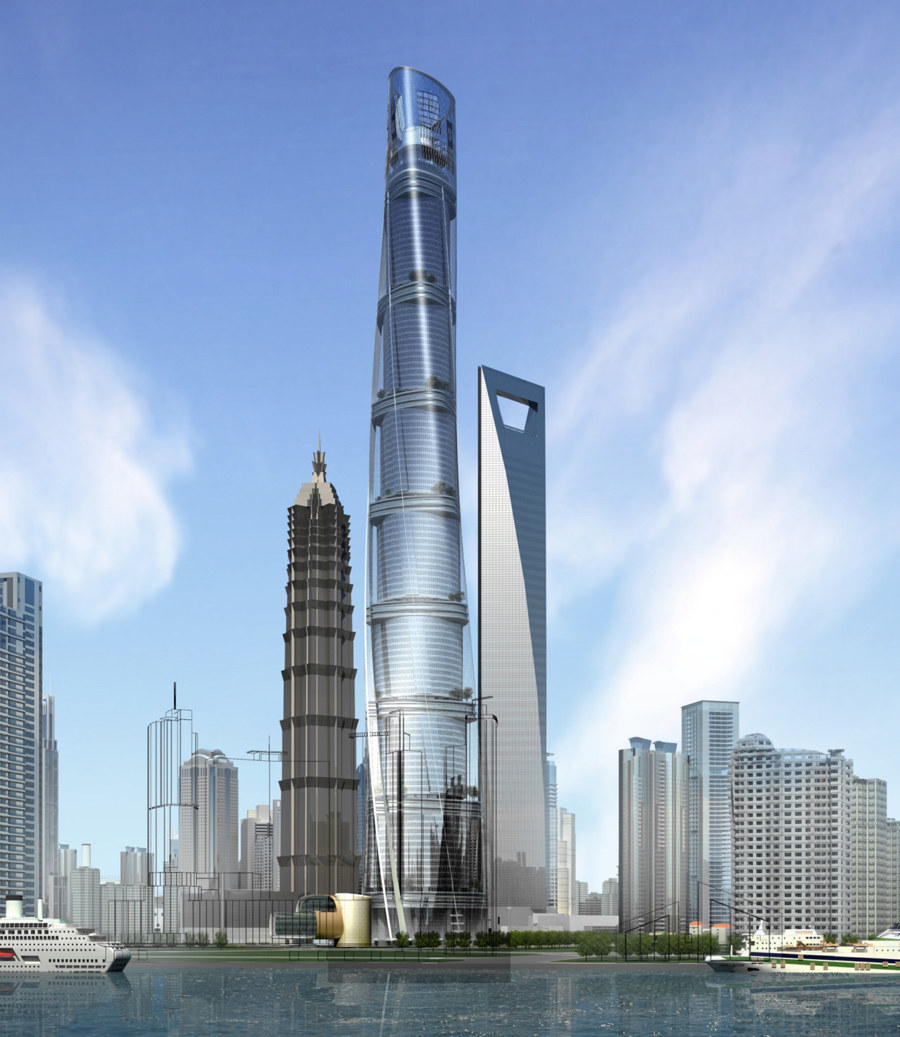La Torre Shanghai en su fase final de construcción | METALOCUS