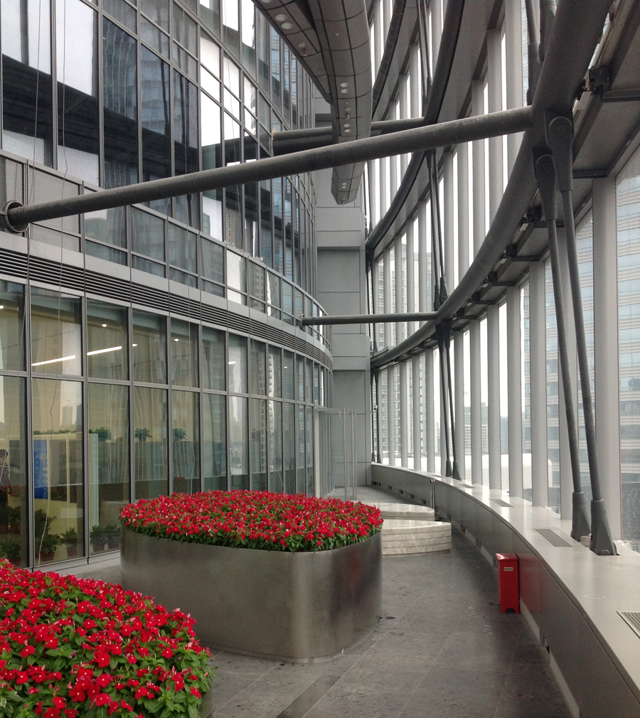 La Torre Shanghai en su fase final de construcción | METALOCUS