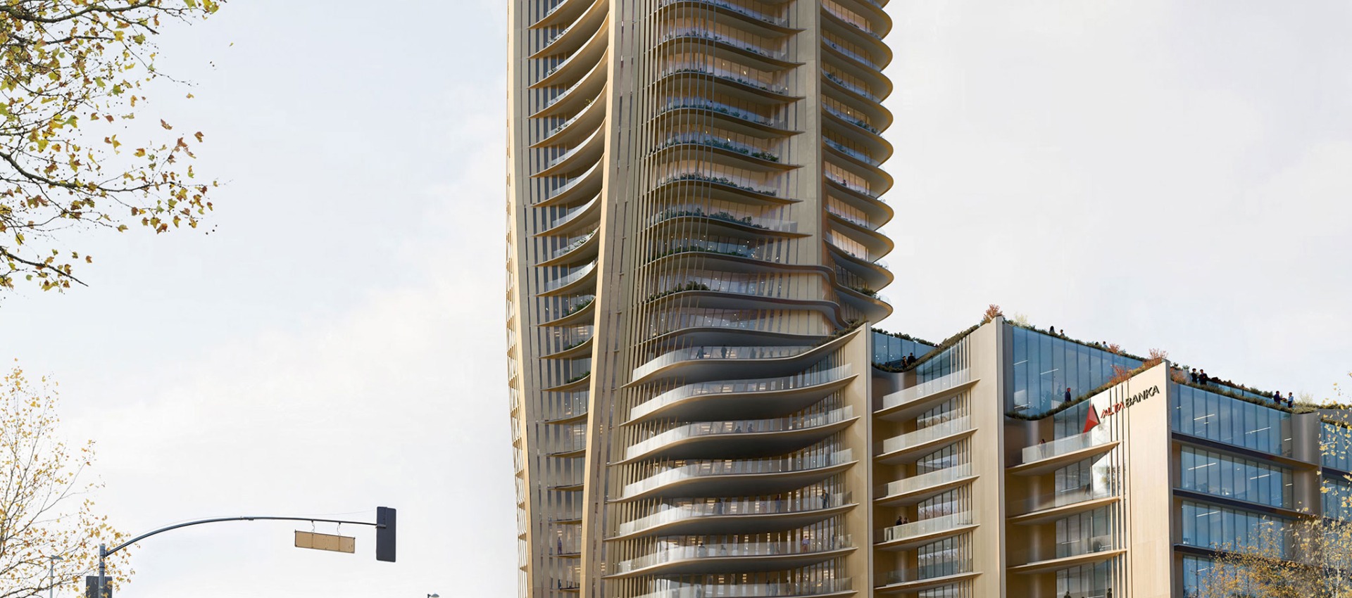 Hybrid in height. Alta Tower by Zaha Hadid Architects and Bureau Cube ...