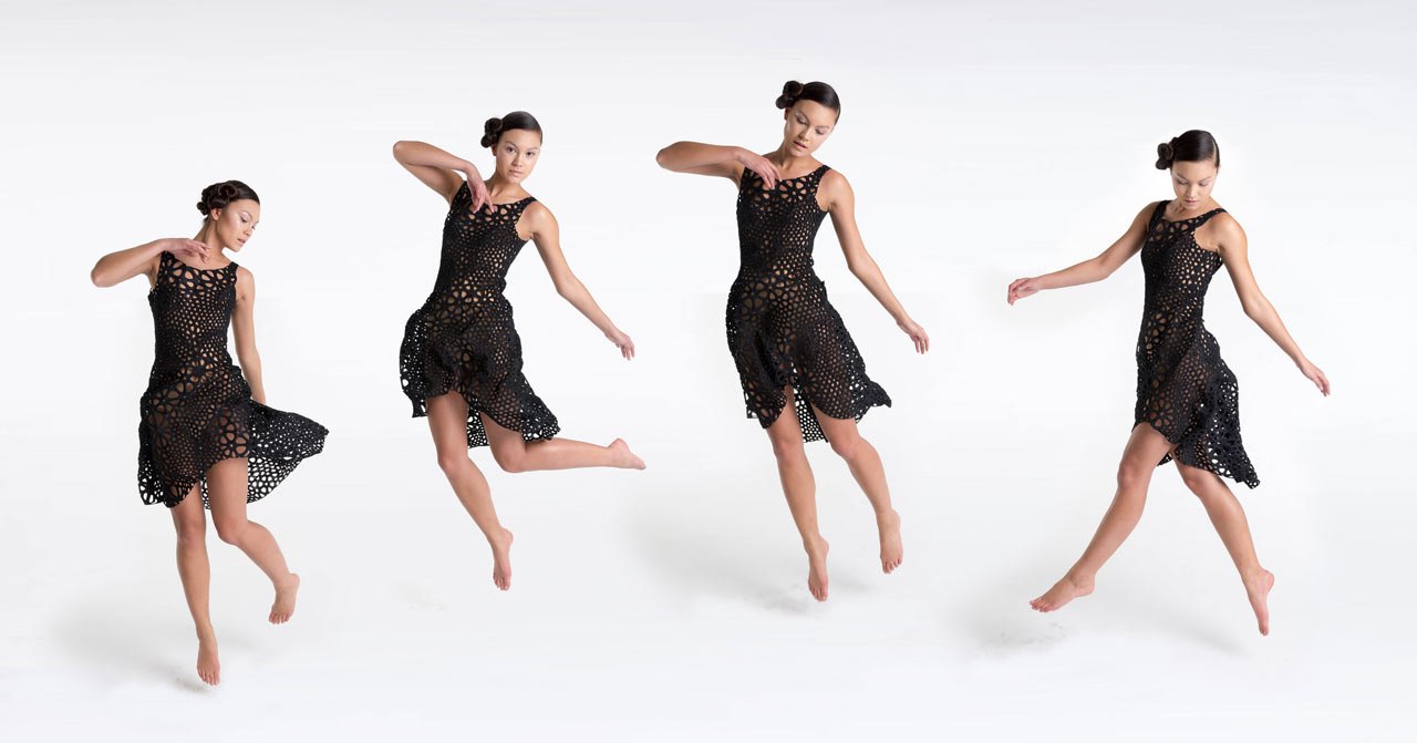 Kinematics Dress - 3D-printed gown in motion | METALOCUS