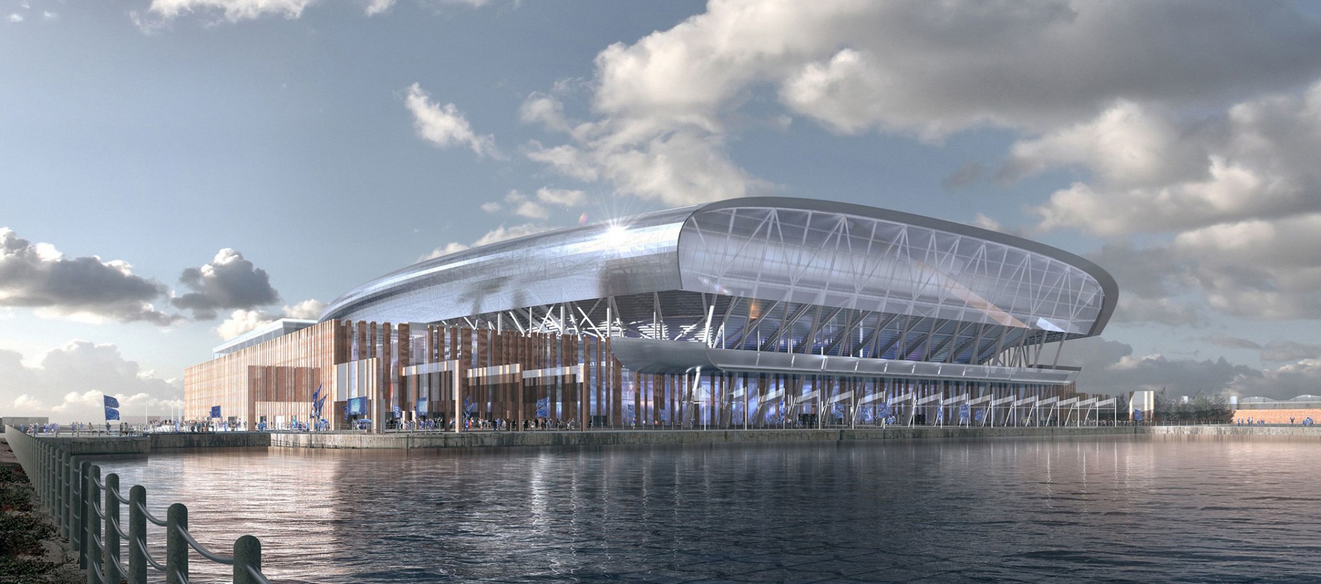 Everton FC: Bramley-Moore Dock Stadium final plans by MEIS architects ...