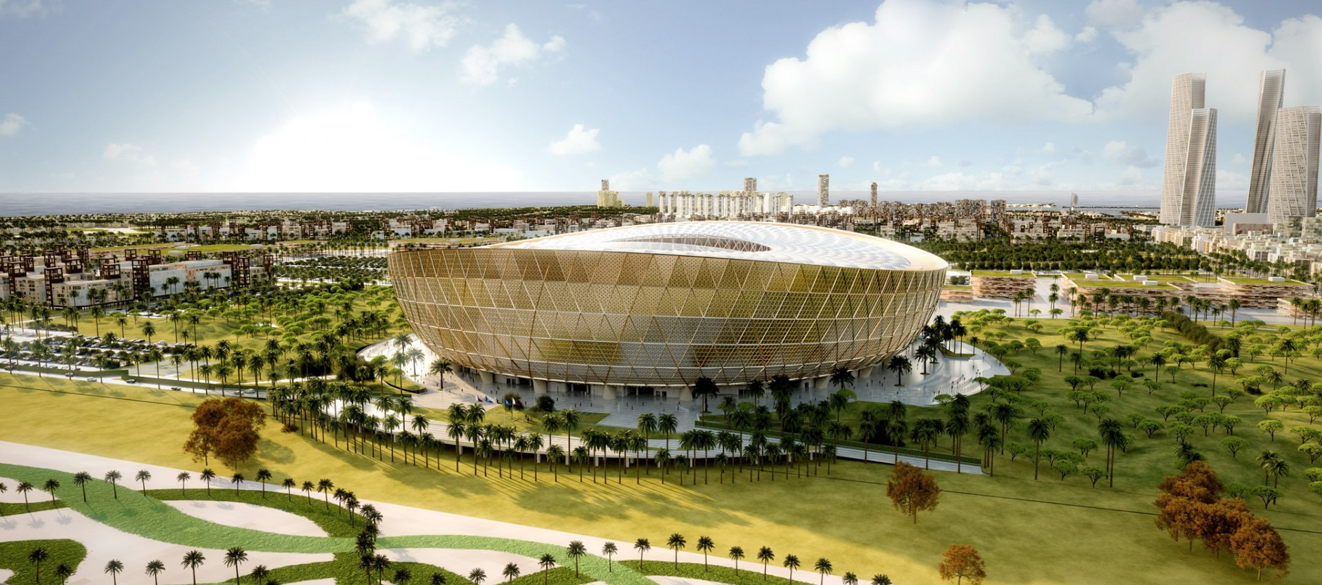 Qatar unveils design of Norman Foster's Lusail FIFA World Cup Stadium ...