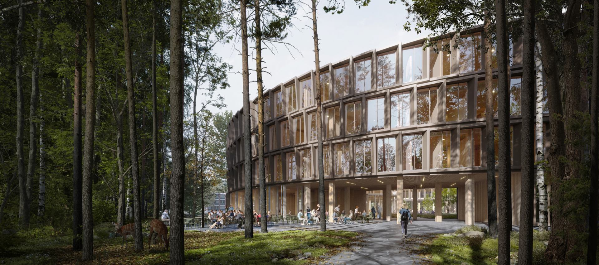 Henning Larsen Designs Circular Timber Building for CERN | METALOCUS