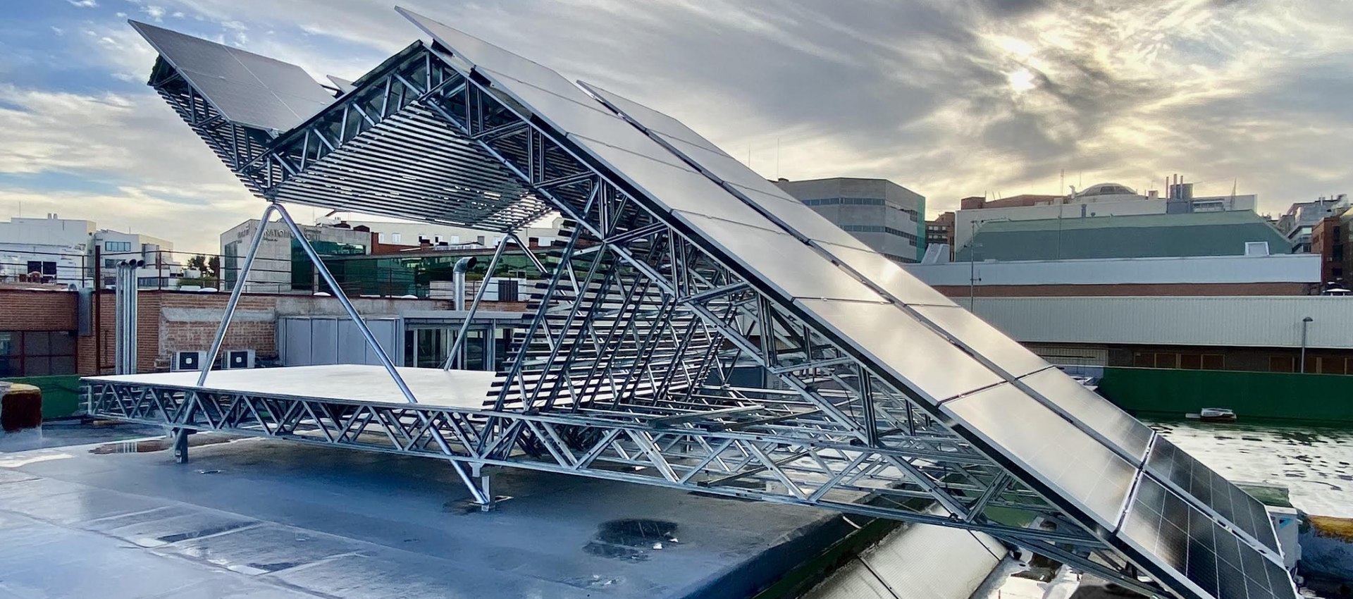 Sun and shade. Photovoltaic Shade by Ignacio Borrego Arquitectos | The ...
