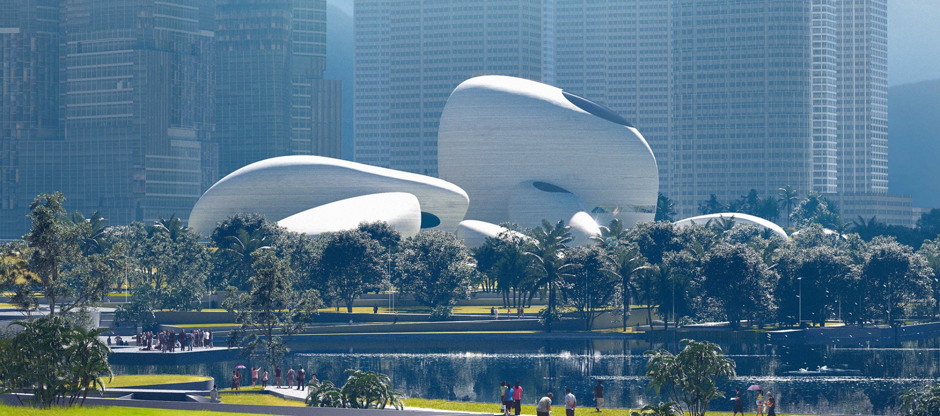 MAD designed “Shenzhen Bay Culture Park”, as scales of time for a young ...