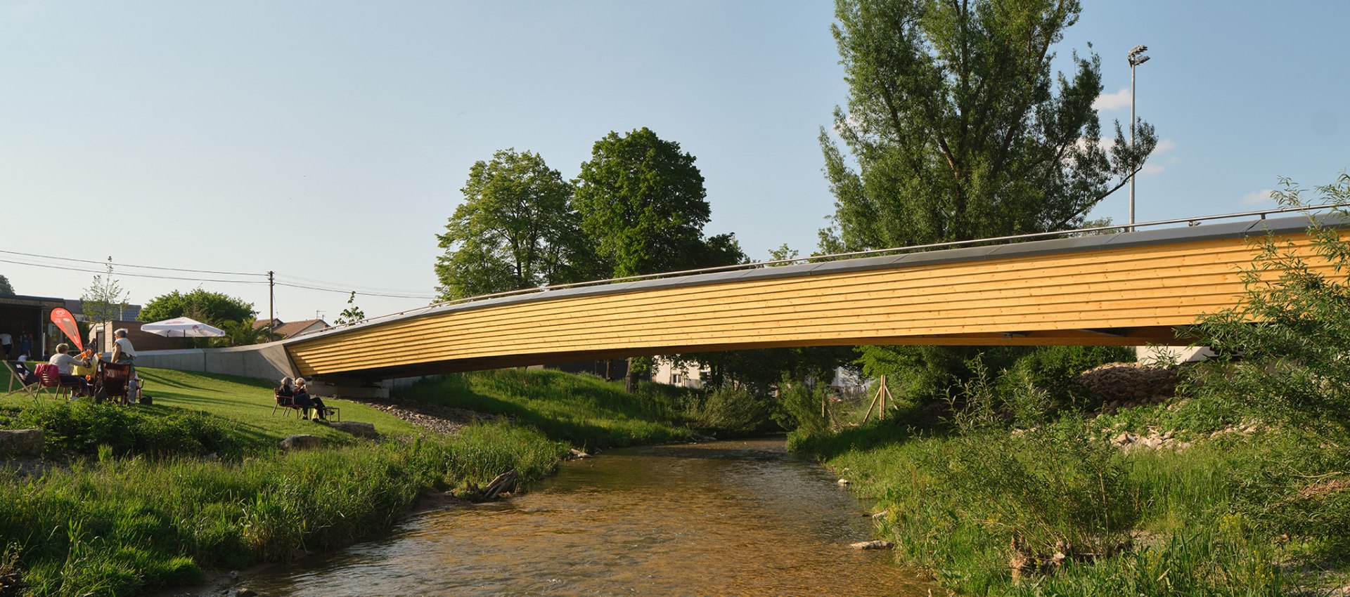Path to sustainability. Balingen Footbridge by Moxon Architects ...