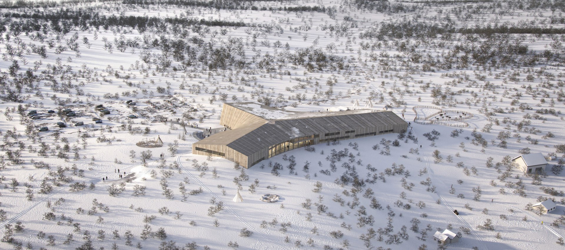 Snøhetta is rising Čoarvemátta building to strengthen the culture and ...