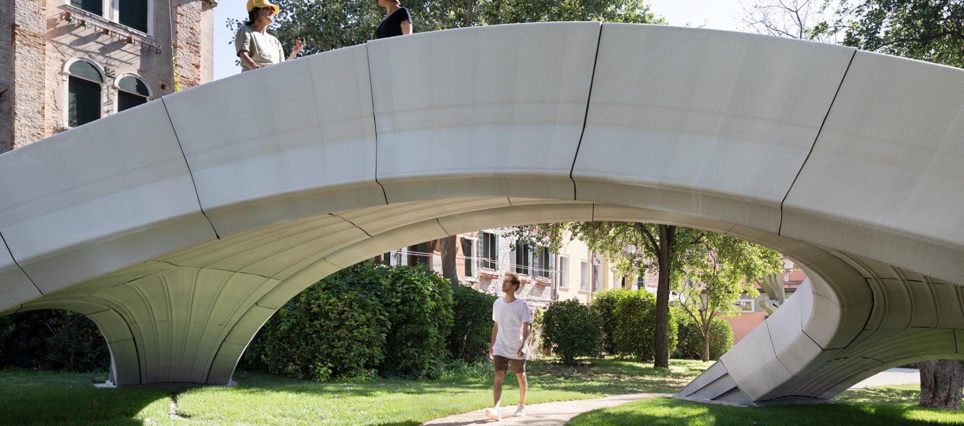 Striatus. First world's first 3D-printed concrete footbridge built ...