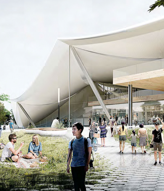 BIG + Heatherwick Studio's Google headquarters roof construction ...