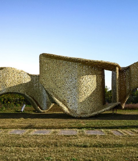 Experiment on space prototype. Wood Pavilion #1 by LIN Architecture ...