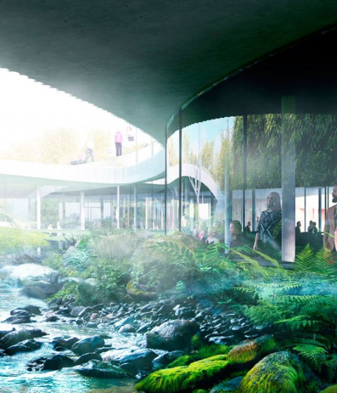 Yin-Yang Shaped Panda house for the Copenhagen Zoo by BIG | The ...