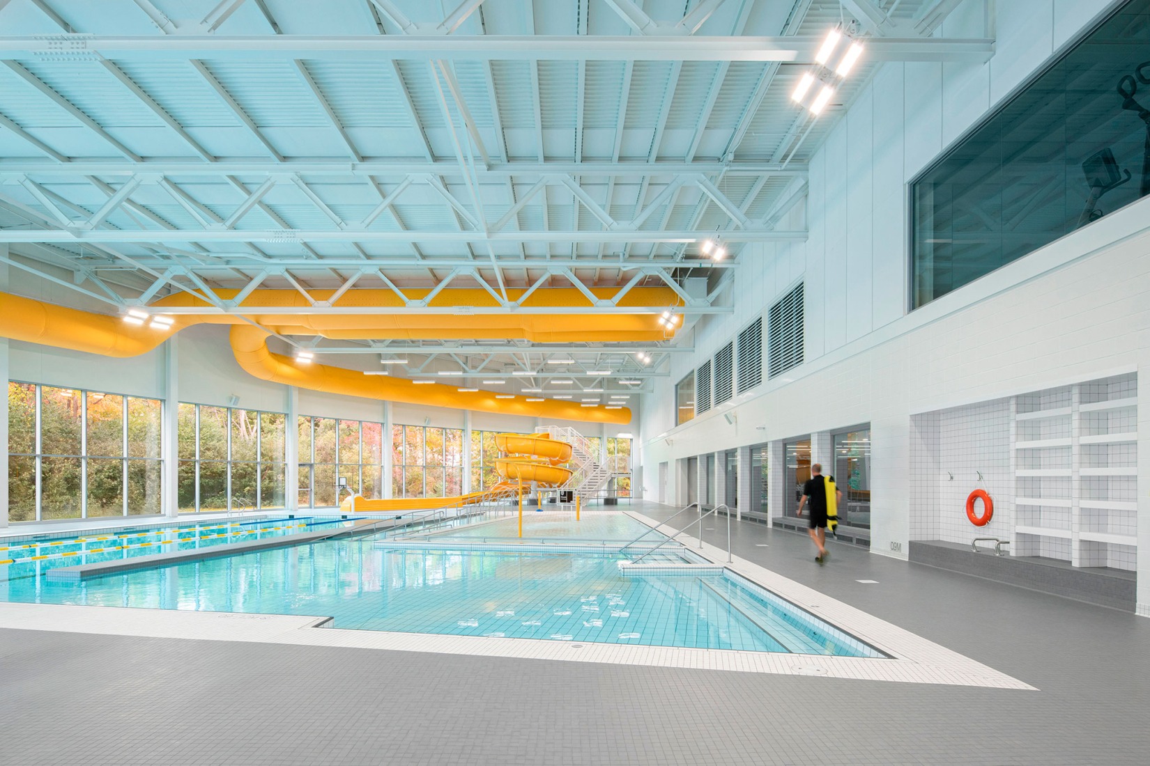 Vanguard and colour. Laval’s Aquatic Complex by Sid Lee Architecture ...