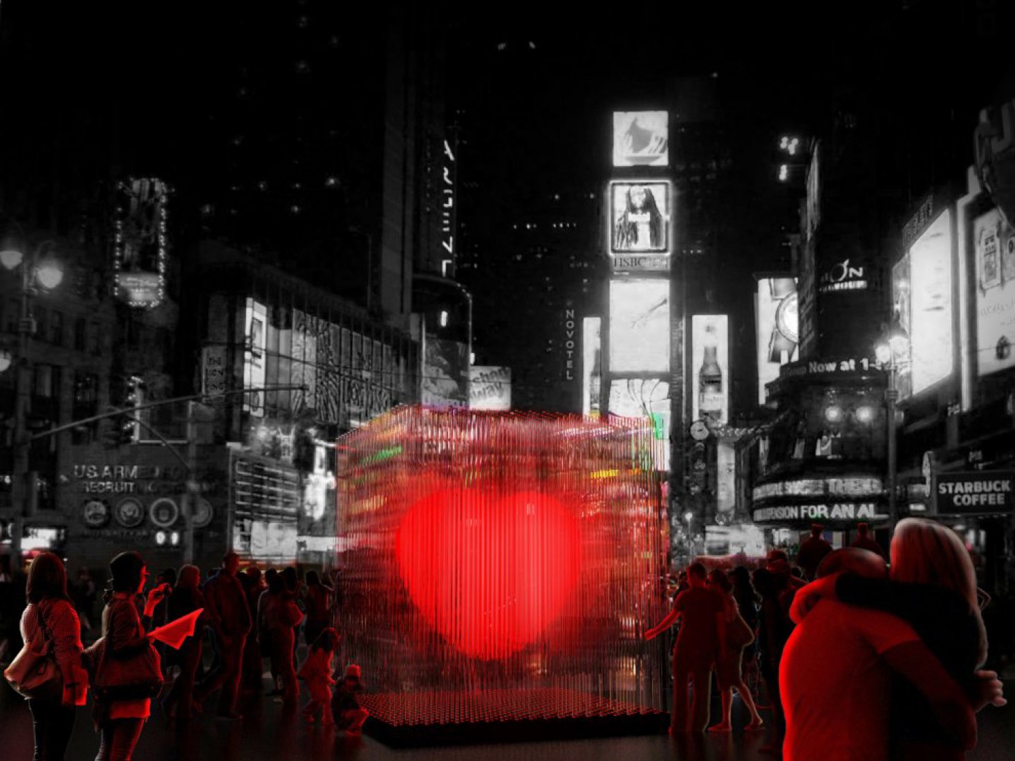 Times Square Valentine | The Strength of Architecture | From 1998