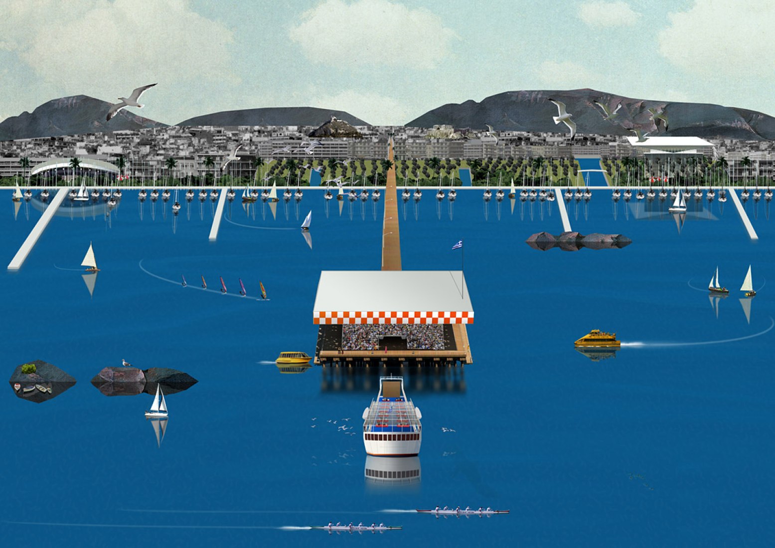 Faliro Pier Athens by Point Supreme Architects | The Strength of ...