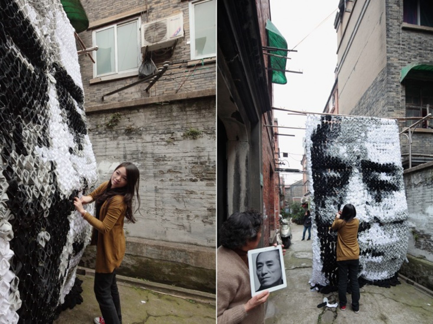 Zhang Yimou Portrait by Red (Hong Yi) | The Strength of Architecture ...