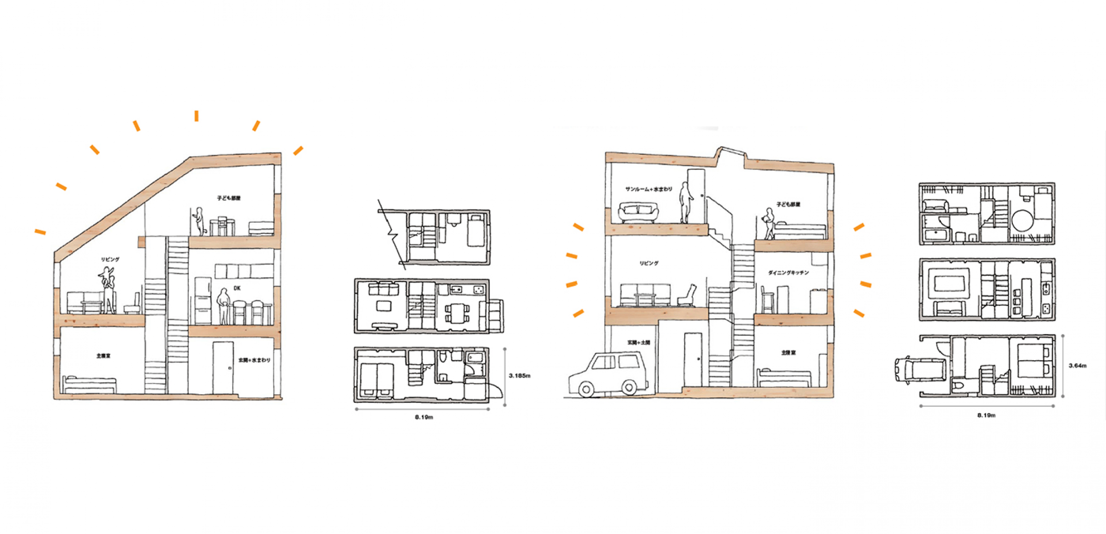 Muji House vs Vertical House | The Strength of Architecture | From 1998