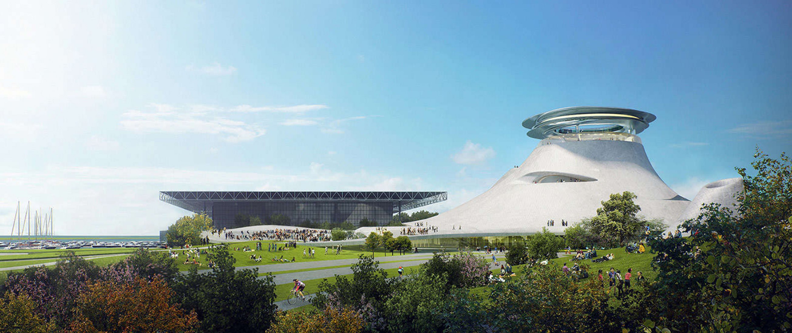 First renderings. Lucas Museum of Narrative Art by MAD | The Strength ...