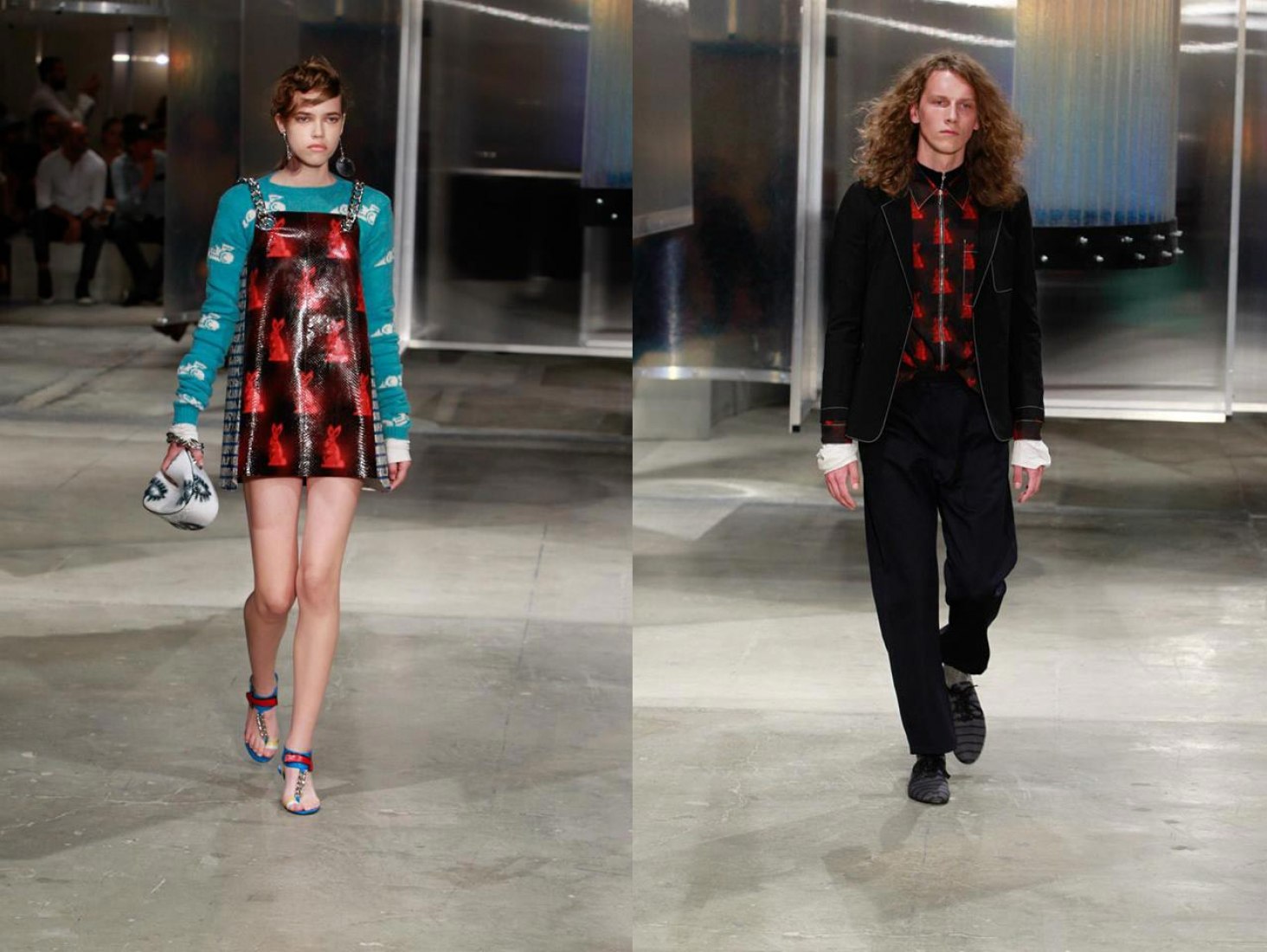 Prada. men's and women's walkway by OMA | The Strength of Architecture ...