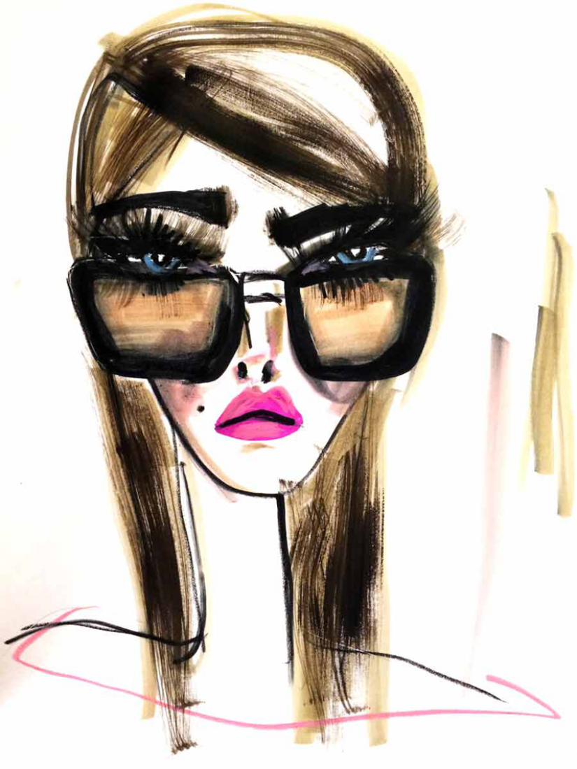 Prada Raw Avenue, a catwalk of illustrations | The Strength of ...