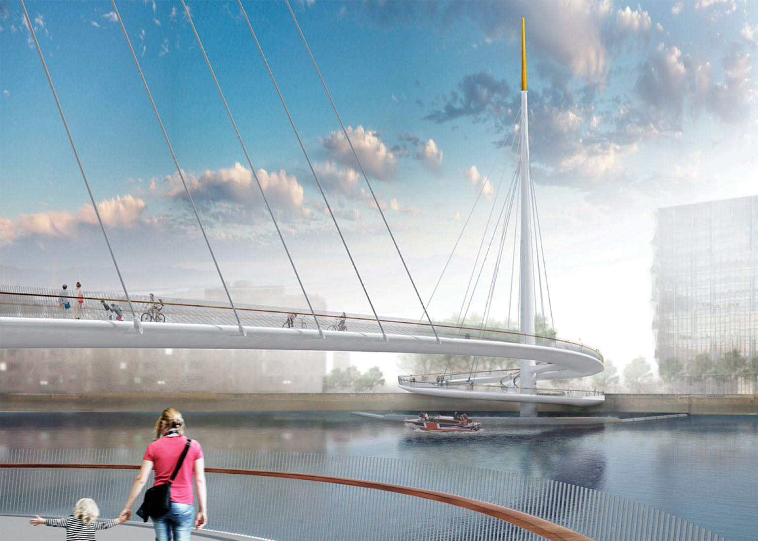 Winning design for Nine Elms to Pimlico Thames cycle bridge | The ...
