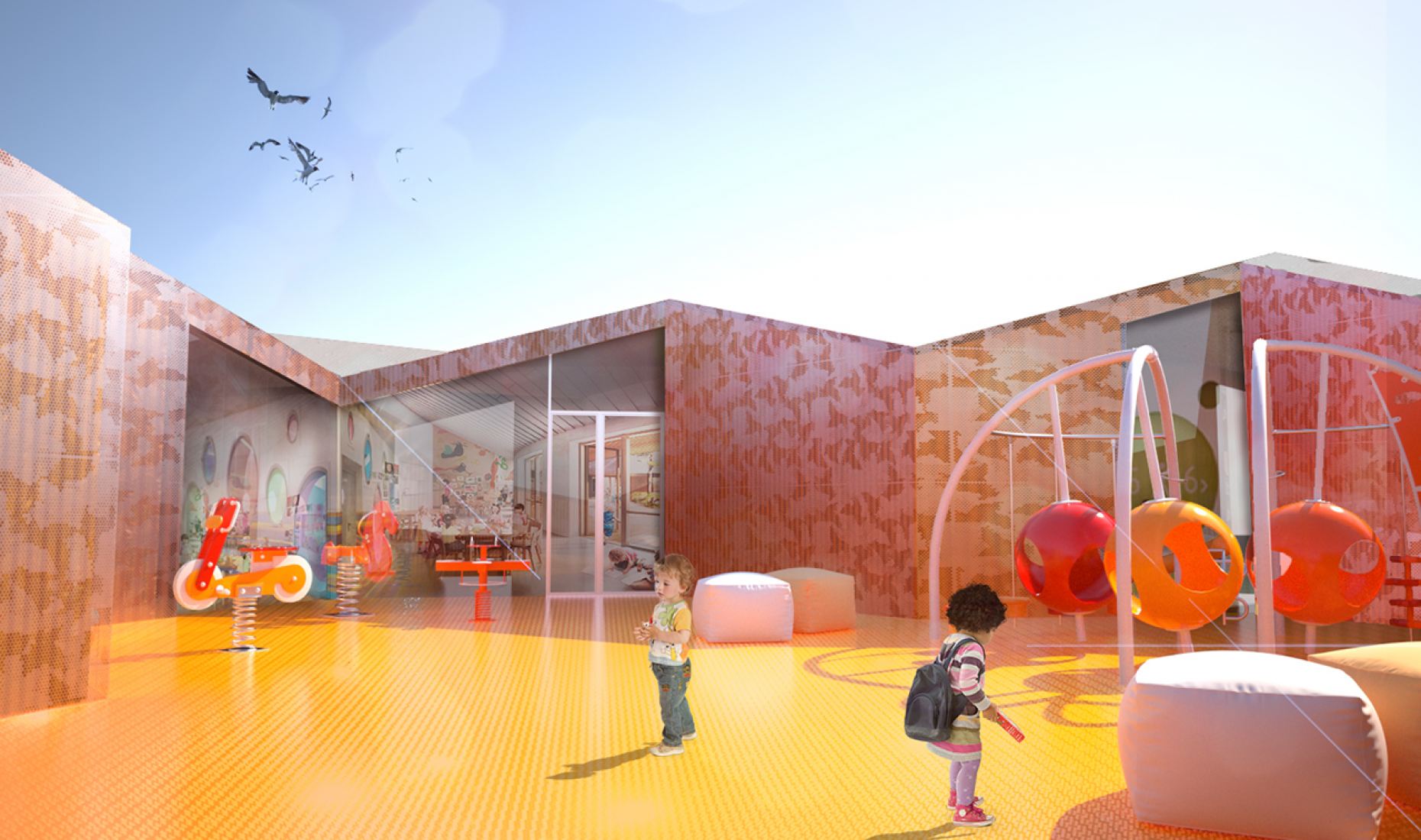 Guardería modular por ENERO Arquitectura | Sobre Arquitectura y más ...