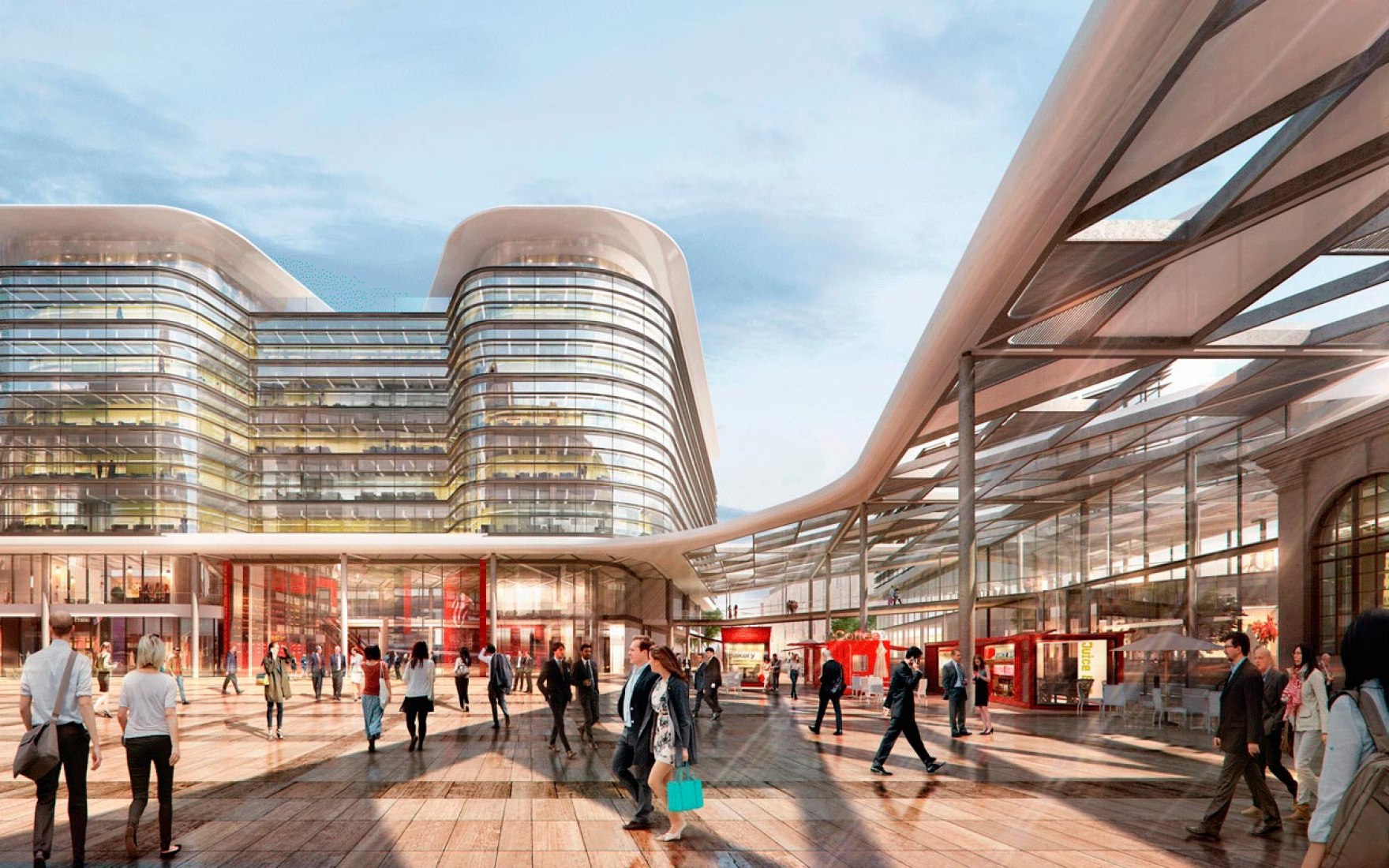 Foster + Partners Cardiff Interchange Design | The Strength of ...