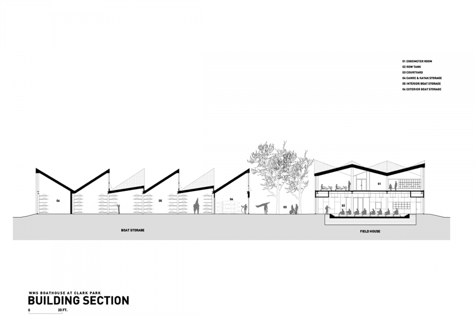 WMS Boathouse at Clark Park by Studio Gang | The Strength of ...