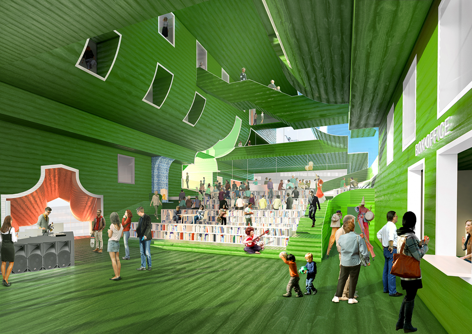 MVRDV wins competition for Zaanstad Cultural Cluster | The Strength of ...