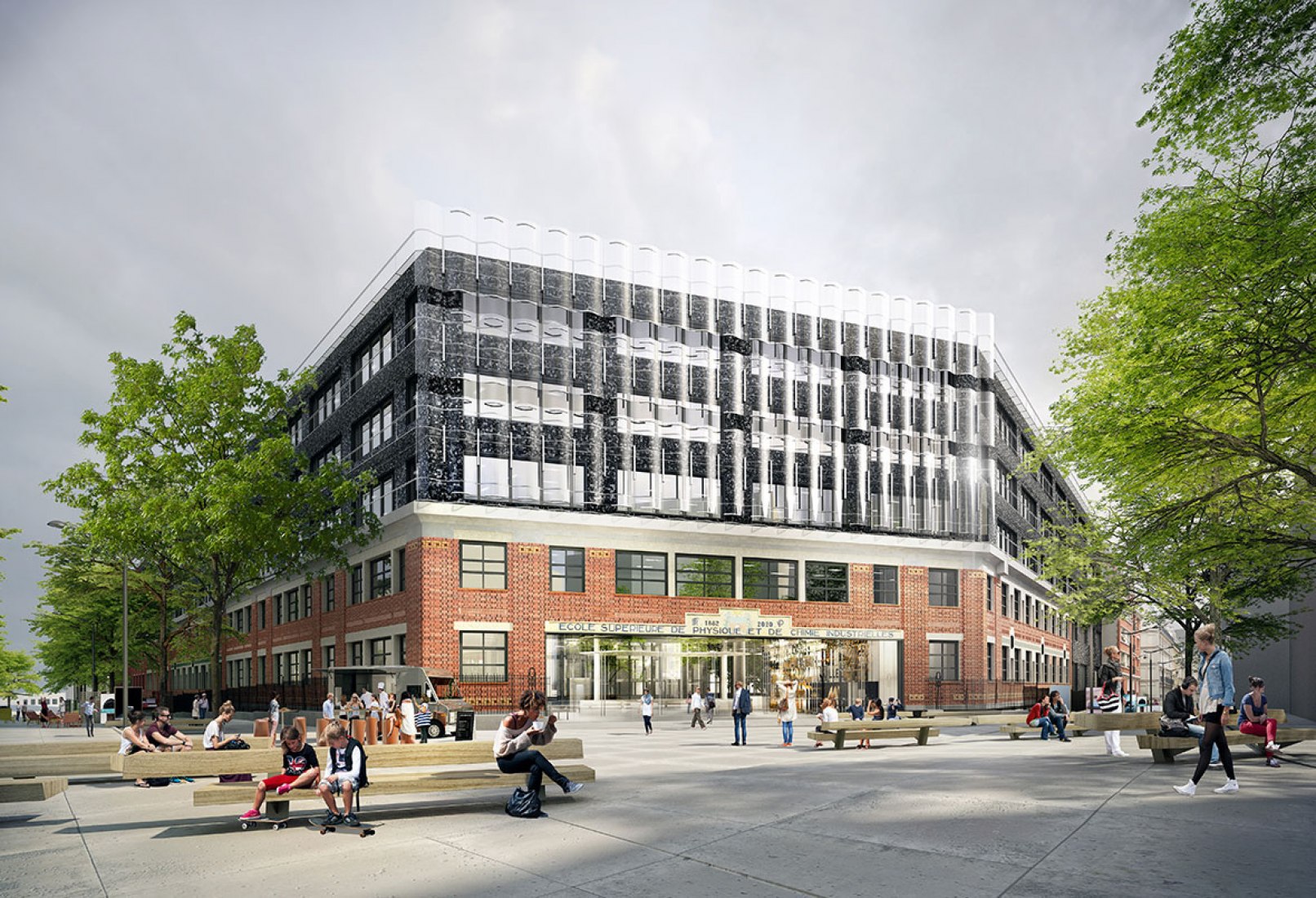 Nobel School restructured and expanded by Architectures Anne Démians ...