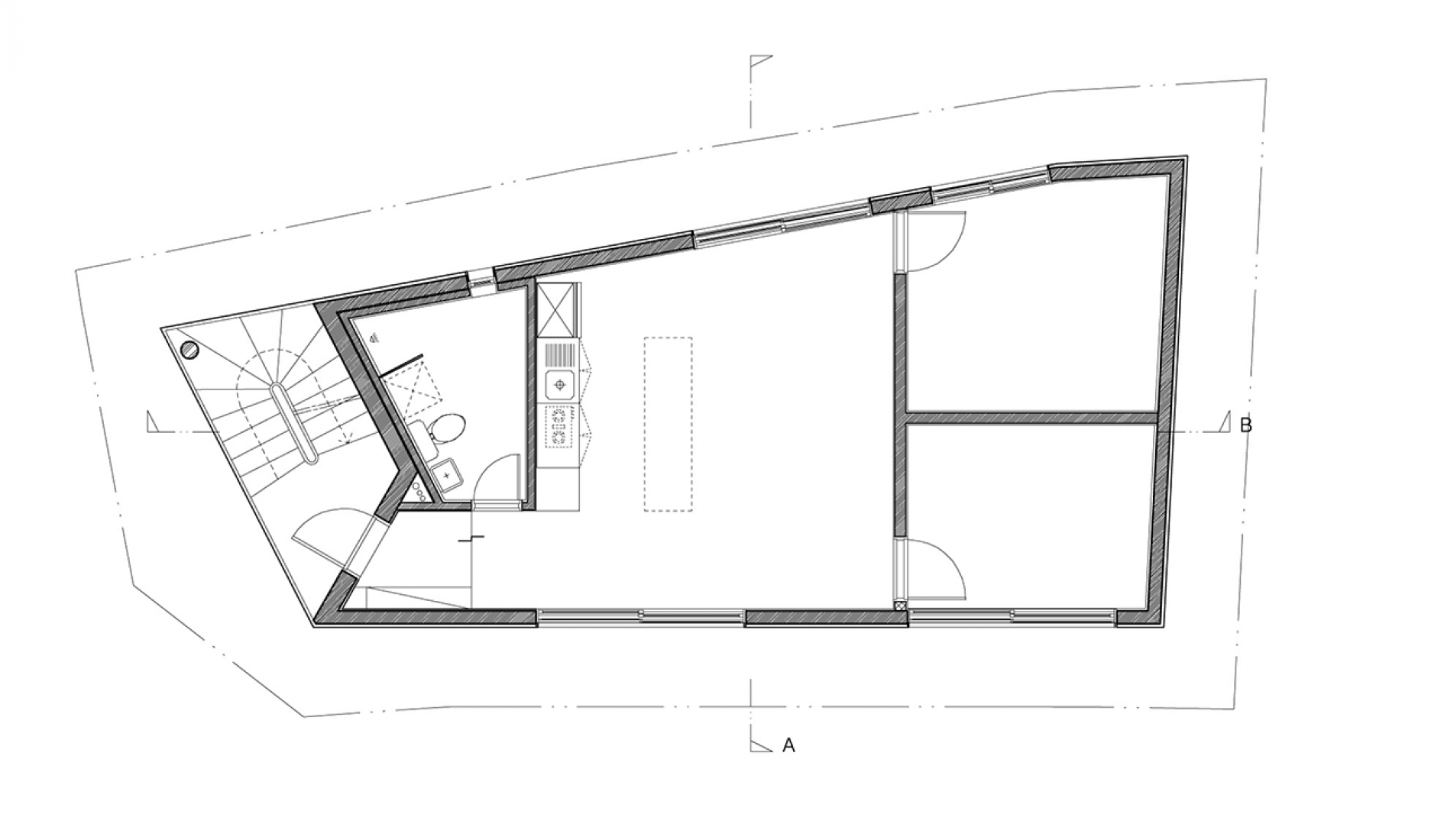 Silver Shack - Housing in Sangsu-Dong by Chae-Pereira Architects. | The ...