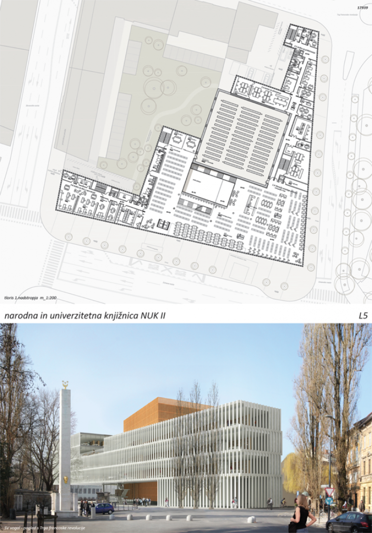 Bevk Perović winner of the Nuk II Library competition. | The Strength ...