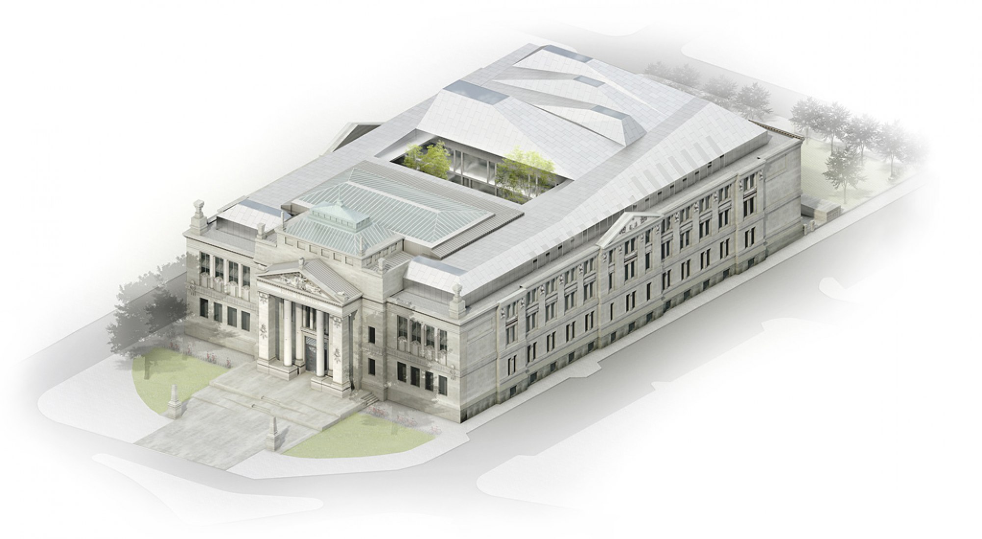 Remodelation of the Palace of Justice. First Prize | The Strength of ...