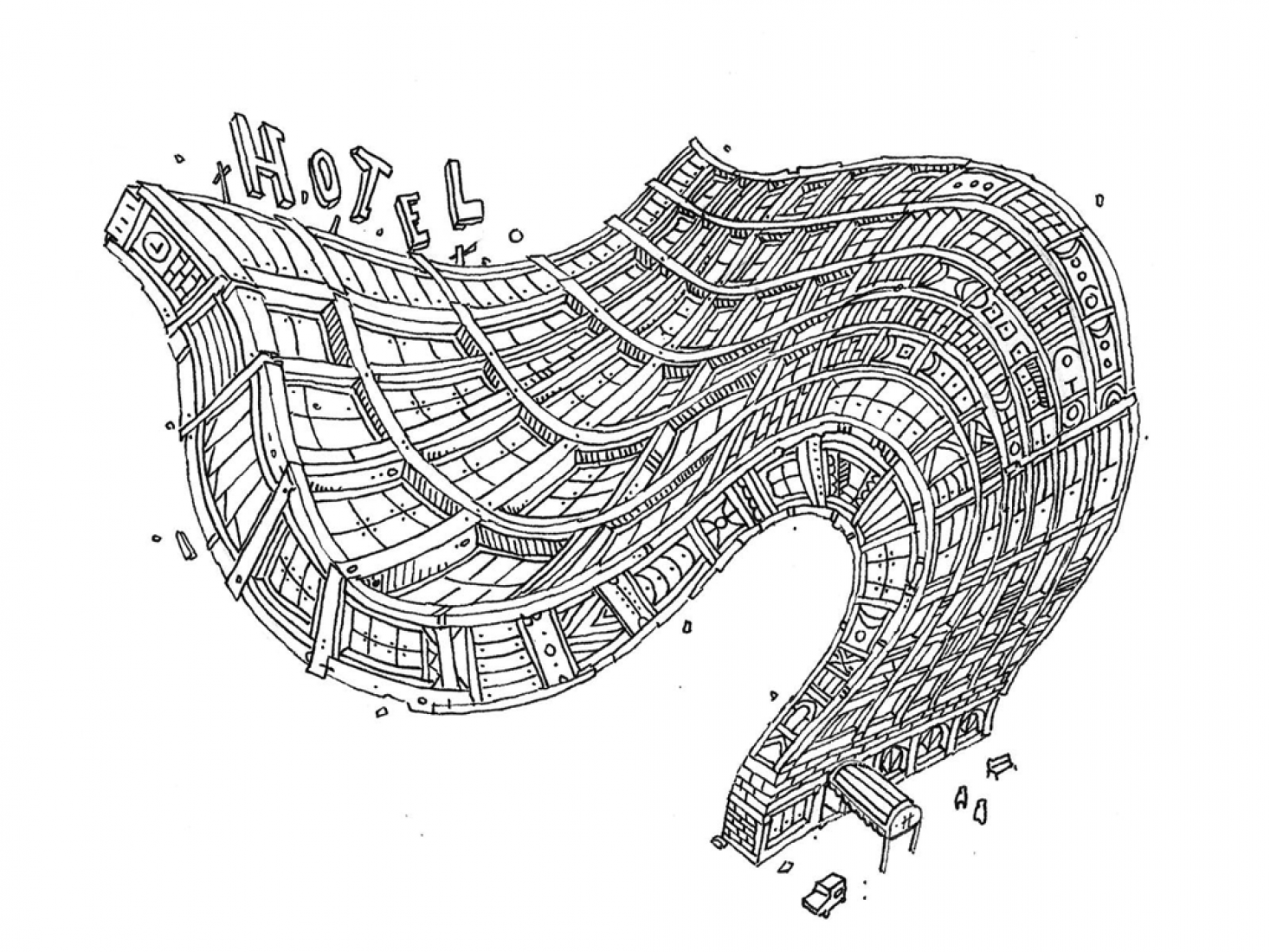 Vasco Mourão's hand drawn cityscapes | The Strength of Architecture ...