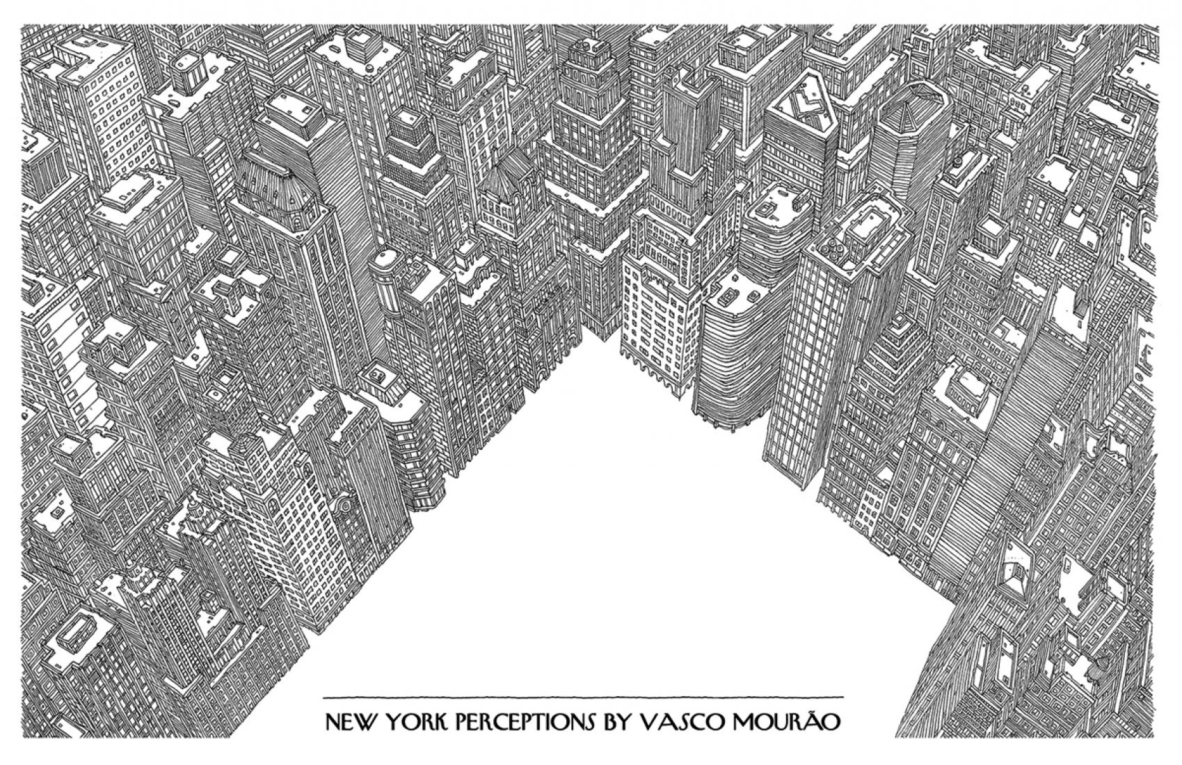 Vasco Mourão's hand drawn cityscapes | The Strength of Architecture ...