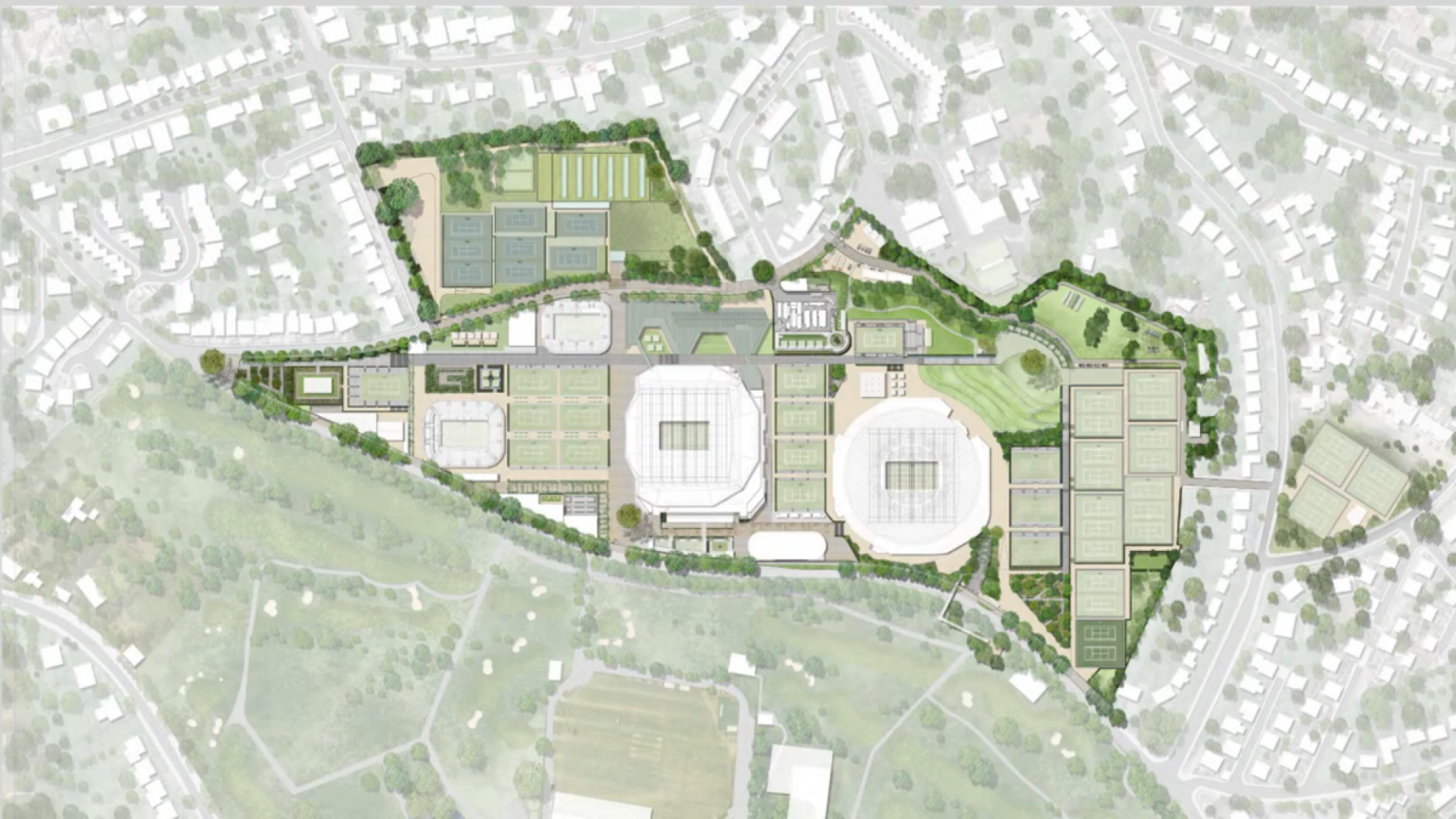 New Wimbledon Master Plan | The Strength of Architecture | From 1998