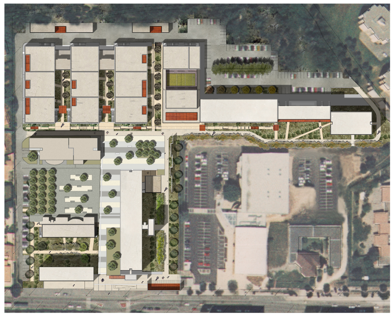 New building at Albert Einstein High School, by NBJ Architectes | The ...