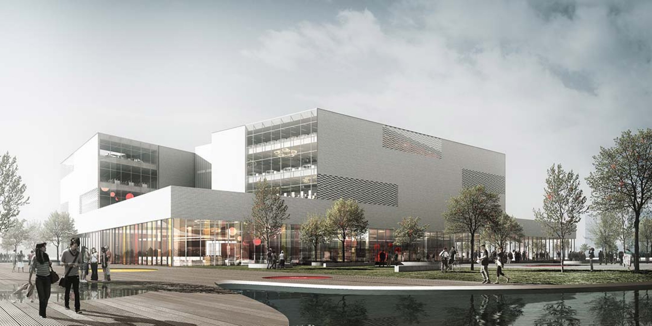 Ningbo New Central Library by schmidt hammer lassen | The Strength of ...