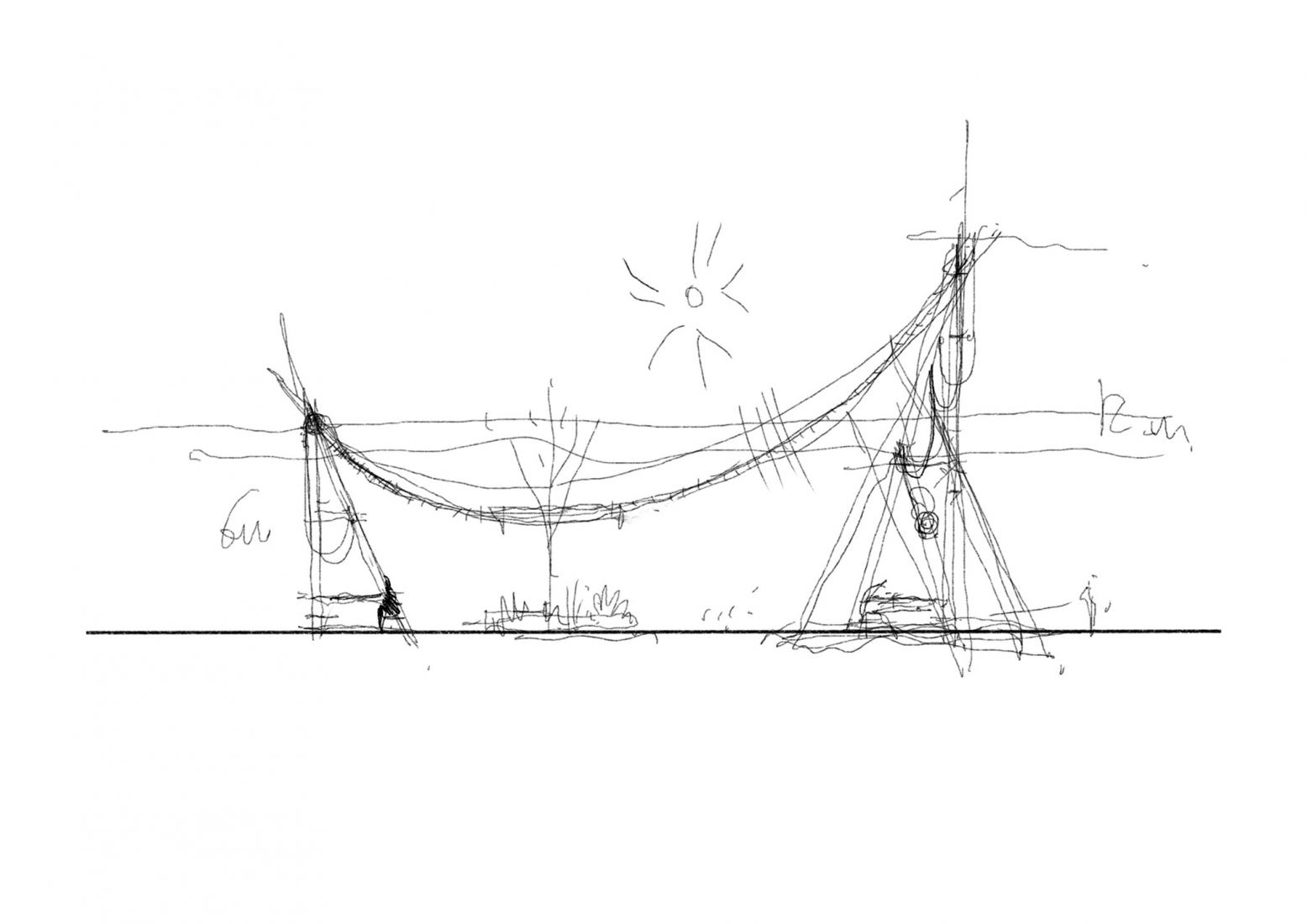 A giant blind for Valencia. Mediterráneo Pavilion Tac! 2023, by Manuel ...