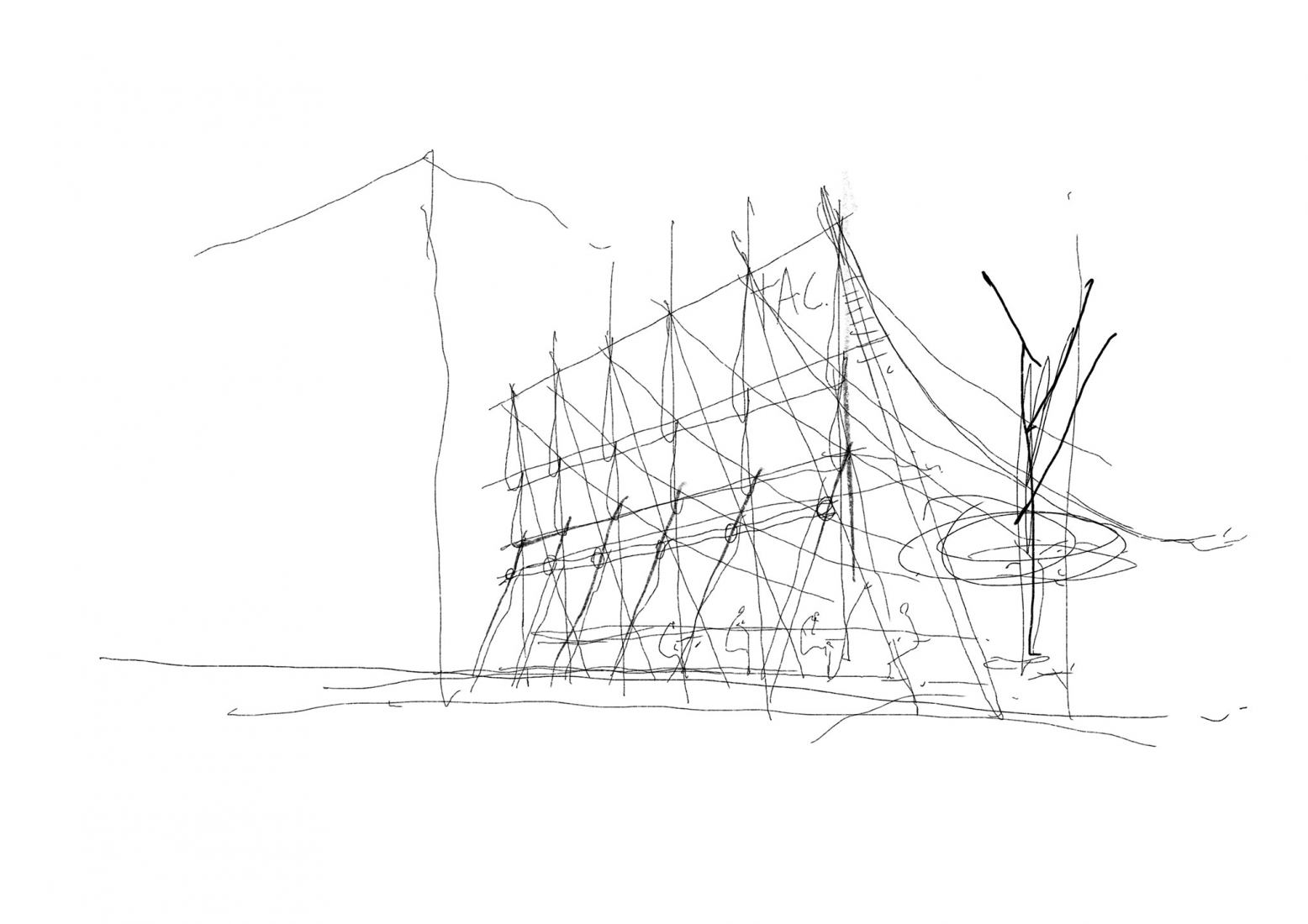 A giant blind for Valencia. Mediterráneo Pavilion Tac! 2023, by Manuel ...