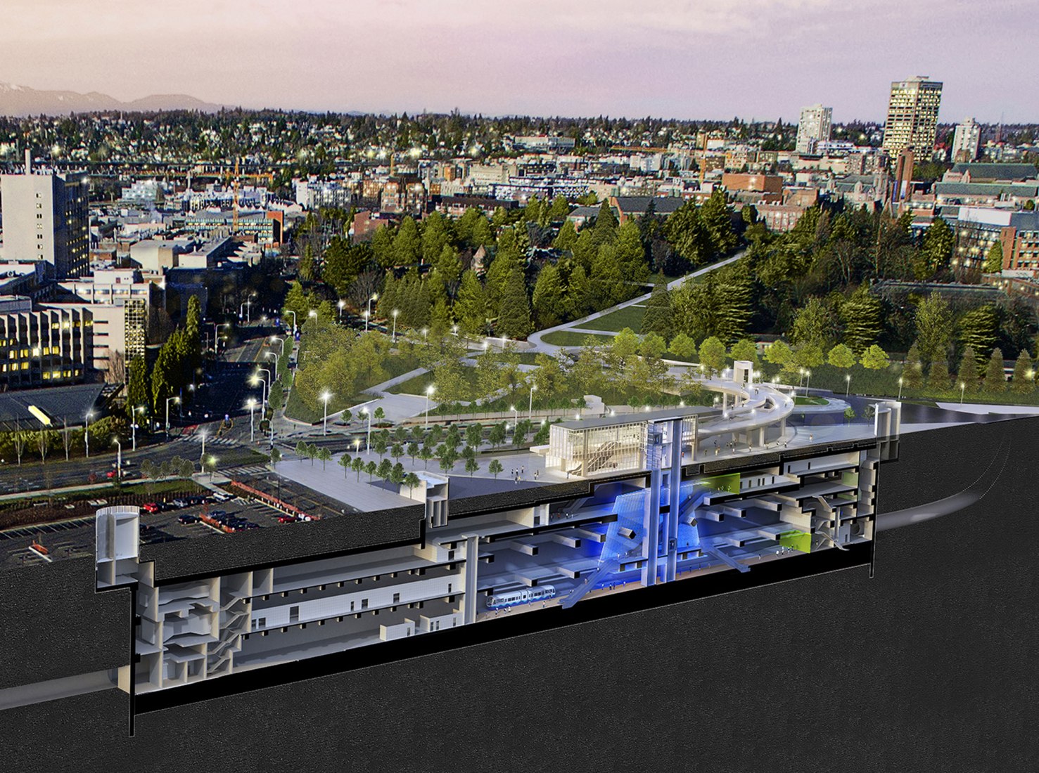 Sound Transit University of Washington Station by LMN Architects | The ...