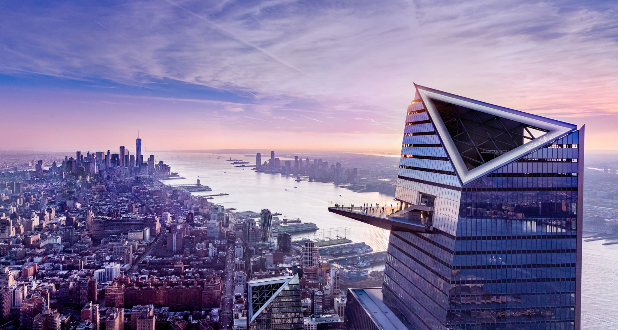 Edge observation deck opens today in 30 Hudson Yards by KPF | The ...
