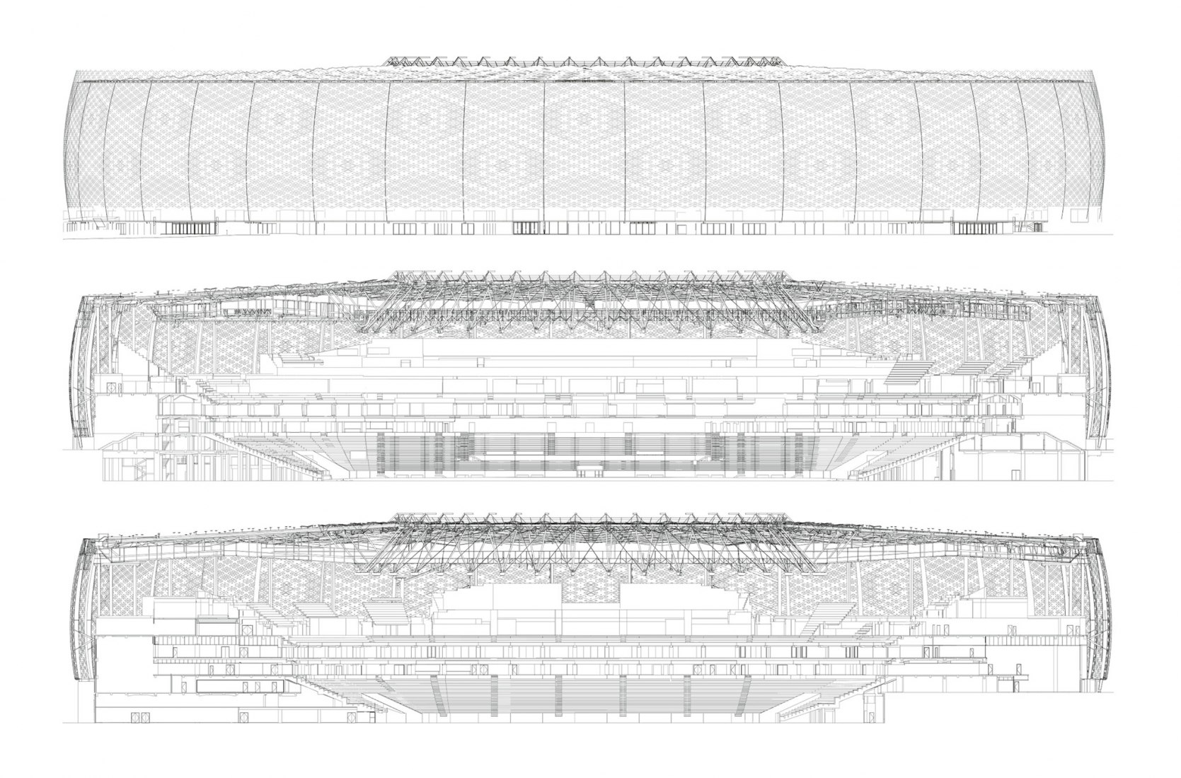Al Thumama Stadium by Fenwick Iribarren and Arab Engineering Bureau ...