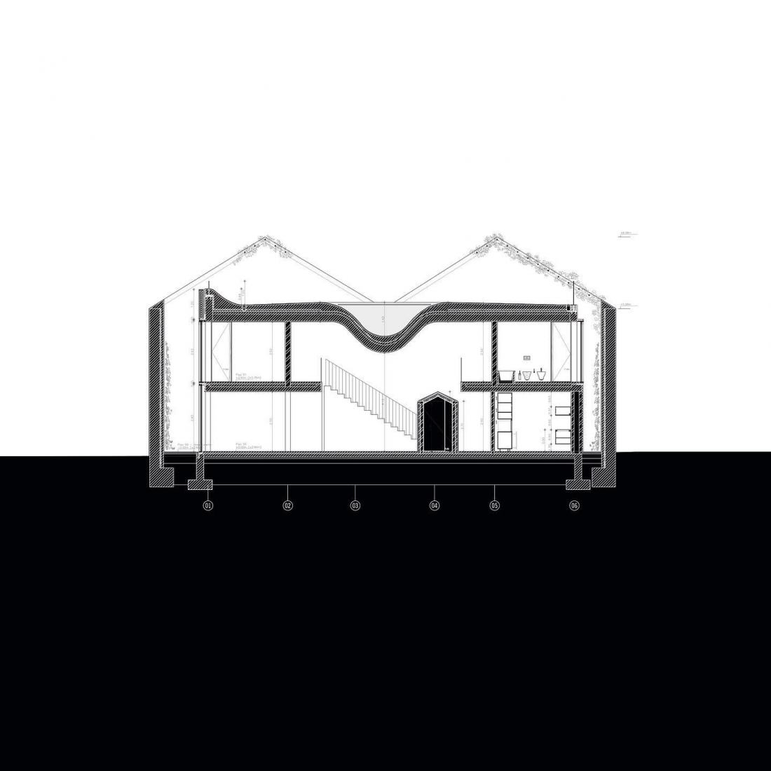 A whale in the house. House in Barreiro by Aires Mateus | The Strength ...