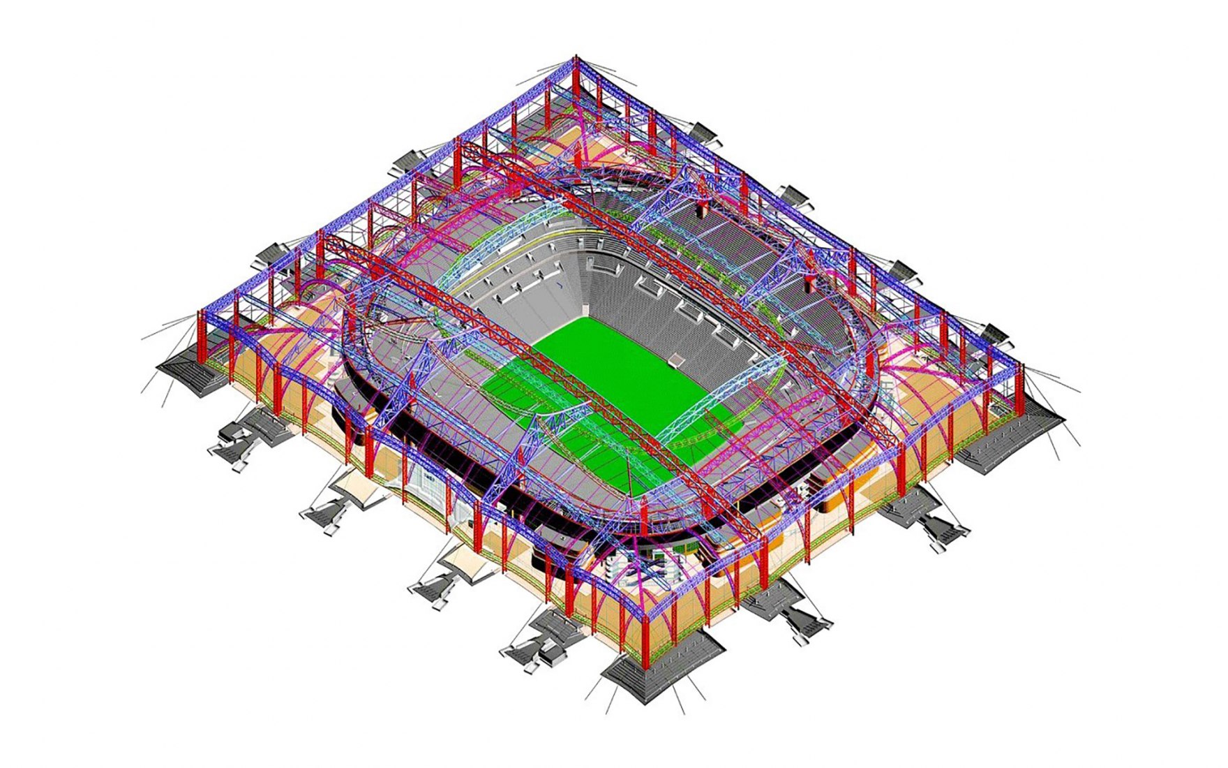 Al Bayt Stadium is opened, one of the eight stadiums that will host ...
