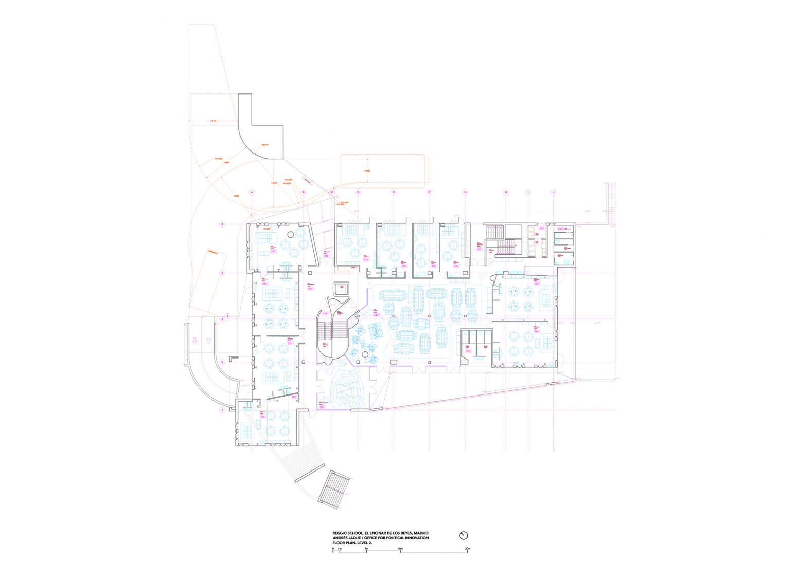 An indoor ecosystem of collective exploration. Reggio School by Andrés ...