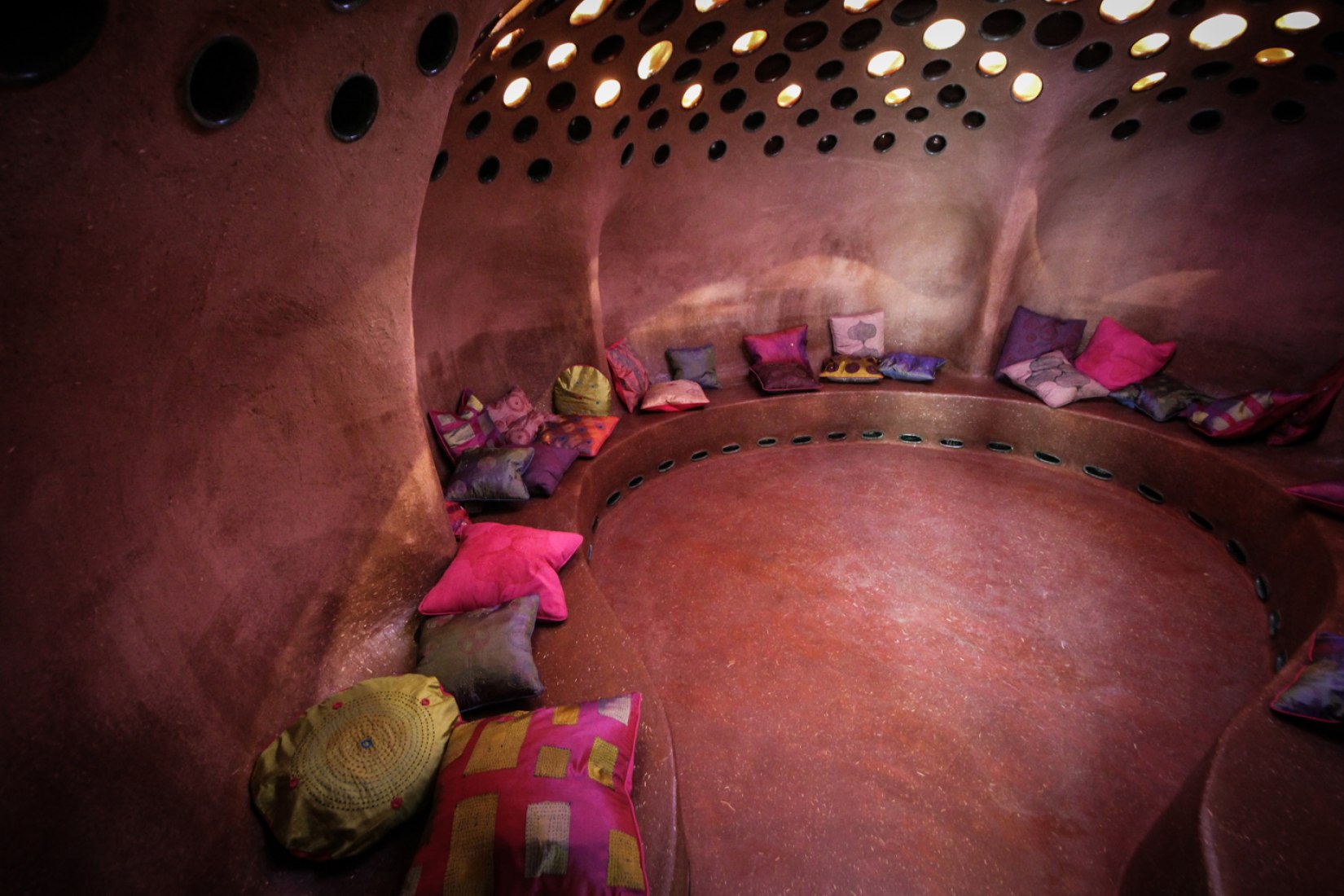 A floating cave: Omicron Monolith by Studio Anna Heringer & Martin ...