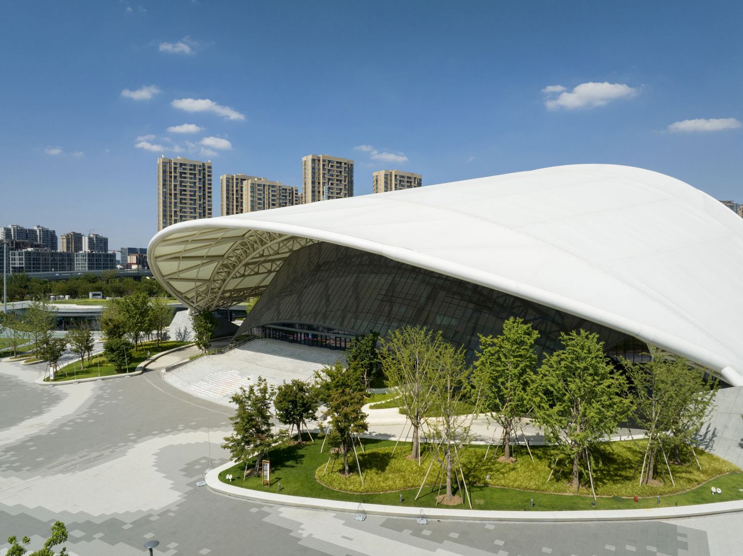 Two intersecting ovals. Field Hockey Stadium by Archi-Tectonics | The ...