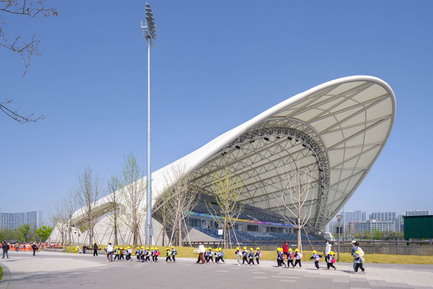 Two intersecting ovals. Field Hockey Stadium by Archi-Tectonics | The ...