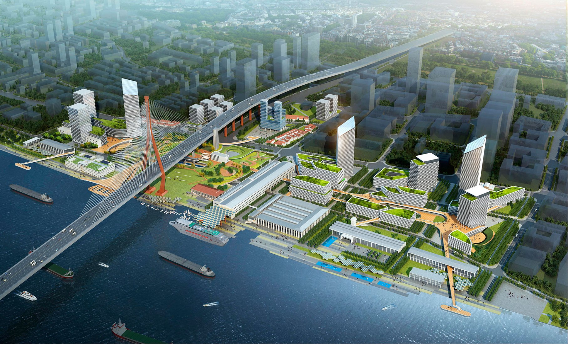 Integration systems. Yangpu district zero carbon park by AS+ and ...